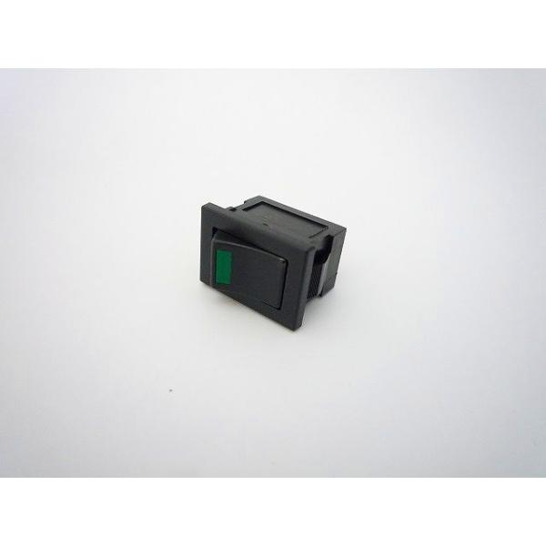 型番：DS850KSLGK緑色LED（VF：2.1V　IF：20mA）パネル厚板：1〜2.5mm回路：SPST（2P）スイッチ特性：ON-OFF電流容量：5A.125V.AC / 3A.250V.AC絶縁抵抗：DC.500V 100MΩ以上...
