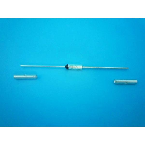 公称動作温度：96℃電気定格：AC250V 15A動作精度：±2℃裸圧着スリーブ(mm2)：0.5〜1.5