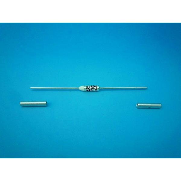 公称動作温度：132℃電気定格：AC250V 15A動作精度：±2℃裸圧着スリーブ(mm2)：0.5〜1.5