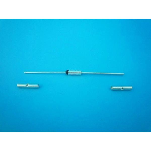 公称動作温度：139℃電気定格：AC250V 15A動作精度：±2℃裸圧着スリーブ(mm2)：0.5〜1.5