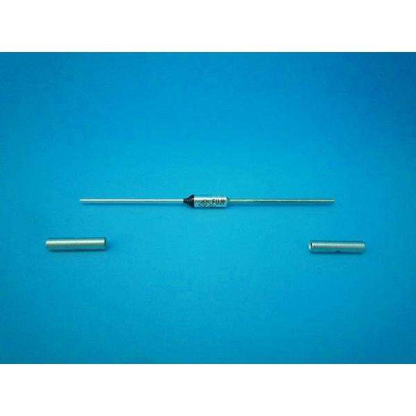 公称動作温度：154℃電気定格：AC250V 15A動作精度：±2℃裸圧着スリーブ(mm2)：0.5〜1.5