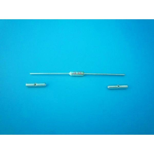 公称動作温度：169℃電気定格：AC250V 15A動作精度：+0,-4℃裸圧着スリーブ(mm2)：0.5〜1.5