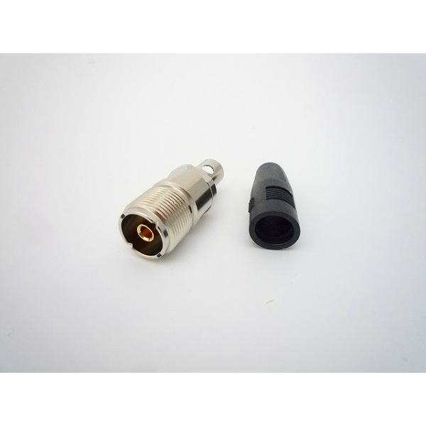 同軸コネクタ　芯線ハンダ付けタイプ第一コネクター MJ-5X MJ5XM型コネクター 中継用ジャック（中継ジャック）処理 ニッケル Ni適合ケーブル 5D-2V　5D-FB　5D-SFA