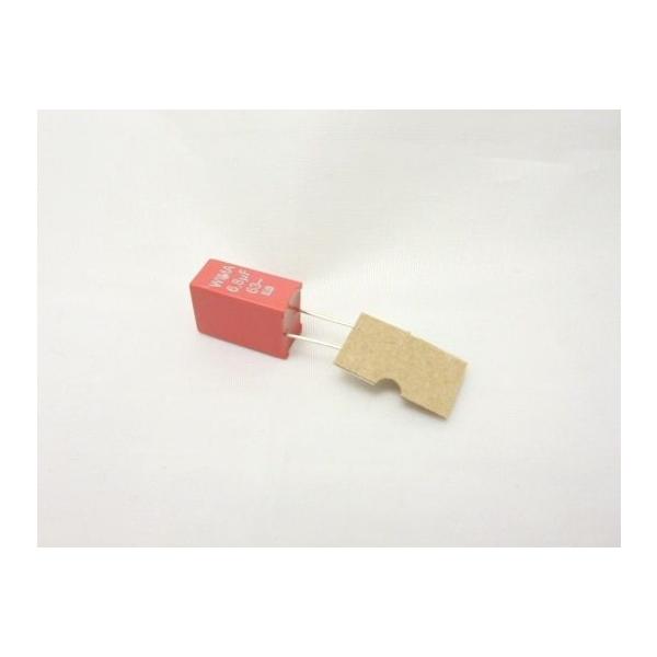 WIMA　MKS2シリーズメタライズドポリエステルフィルムコンデンサ【63V　6.8μF】使用温度範囲：−５５〜＋１００℃静電容量許容差　±10％厚みmm×高さmm×幅mm11×16×7.2オーディオ用フィルムコンデンサ※テーピング、バラ　...