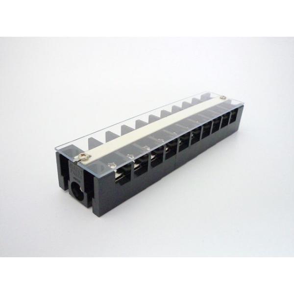 ネジ式端子台定格　250V-30A絶縁抵抗　DC500V、100MΩ以上耐電圧　AC2000V (1分間)極数 (P)　10絶縁材 (本体)　フェノール (UL94V-0)絶縁材 (カバー)　ポリカーボネート (UL94V-0)端子ねじ　角...