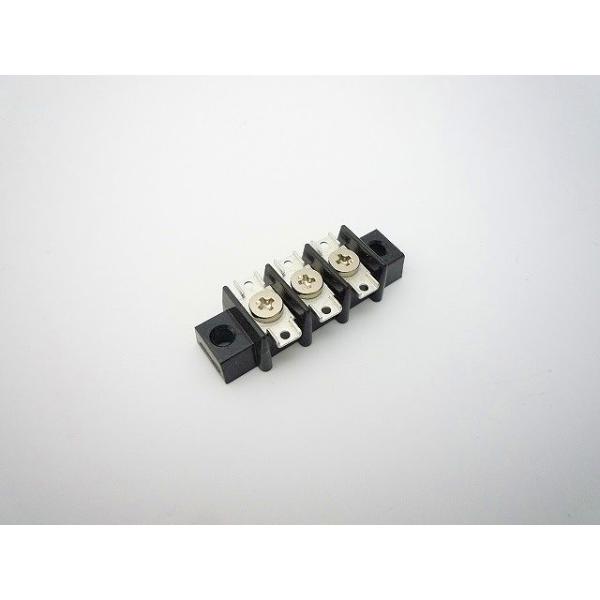ネジ式端子台定格　250V-6A絶縁抵抗　DC500V、100MΩ以上耐電圧　AC2000V (1分間)極数 (P)　3主絶縁材　フェノール (UL94V-0)端子ねじ　M3×6 、端子ねじ締付トルク 0.5N・m MAX本体色　B (黒)...