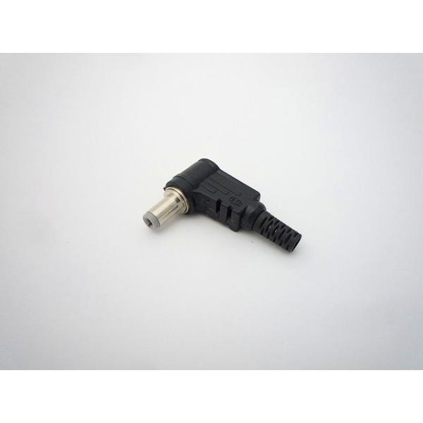 型番：MP121FLHφ5.5×2.1 ライトアングル DCプラグDC12V 6ADC24V 3A内径2.1mmΦ／外径5.5mmΦ形状：L型ケーブル挿入口径: φ4