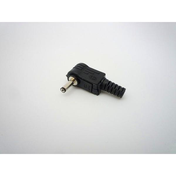 型番：MP121PNφ3.0×1.0 ライトアングル DCプラグ（DC12V 0.5A）内径1.0mmΦ／外径3.0mmΦ形状：L型ケーブル挿入口径: φ4
