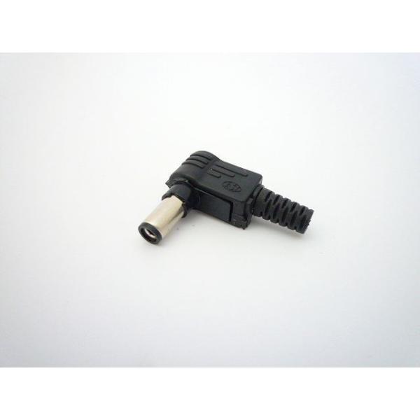 型番：MP136LNφ5.5×2.1 ライトアングル DCプラグ（DC12V 0.5A）内径2.1mmΦ／外径5.5mmΦ形状：L型ケーブル挿入口径: φ4