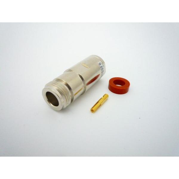 同軸コネクタ　芯線ハンダ付けタイプ第一コネクター NJ-5DFB NJ5DFBN型コネクター 中継用ジャック（中継ジャック）処理 ニッケル Ni適合ケーブル 5D-FB