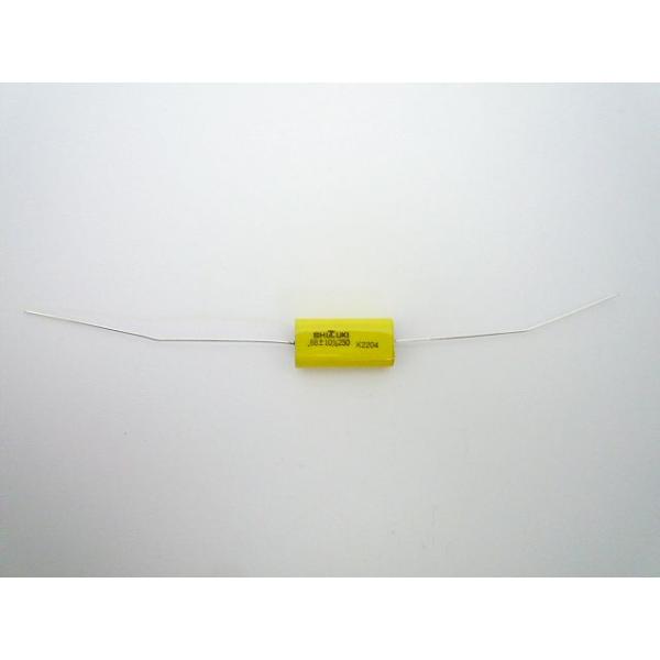 Type TME・アキシャルリード形のため低背で装着に最適・自己回復性を備え高信頼性を確保・無誘導構造定格電圧：250VDC静電容量：0.68μF(684)容量許容差（Cap. Tolerance）：±10％（K）使用温度範囲（Temper...