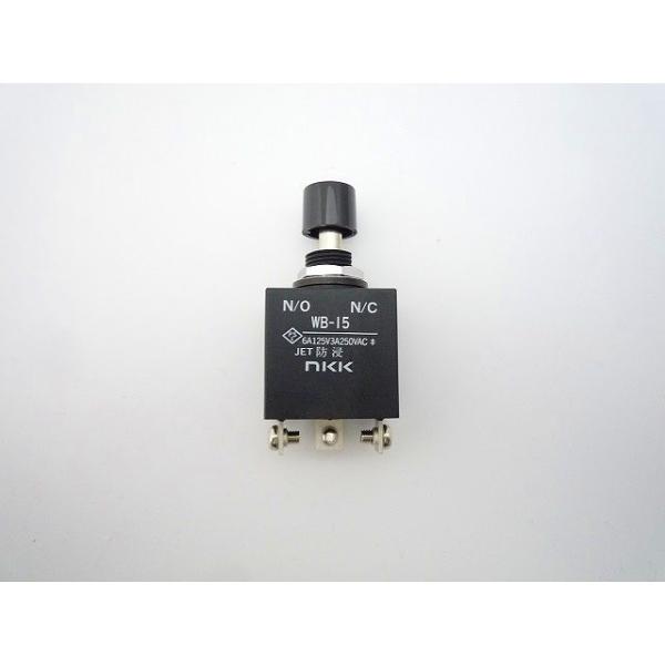 形名　WB-15ATカテゴリ　押ボタンシリーズ　Wサブカテゴリ　非照光式　スイッチ詳細表示用電流容量1　6A 125V AC詳細表示用電流容量2　3A 250V AC詳細表示用電流容量3　6A 30V DC使用温度範囲（℃）　-30/+70...
