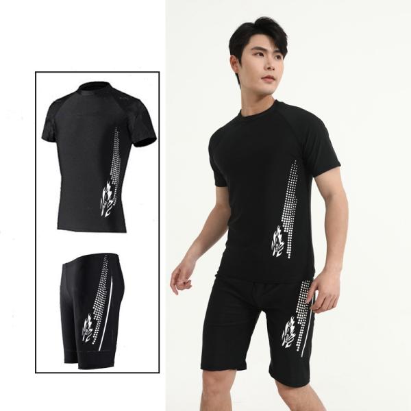 【品 番】chengyu09【カラー】ブラック【サイズ】L、XL、2XL、3XL、4XL【素　材】ポリエステル、ナイロン【ご注意】※生産の関係により写真と色、柄が若干異なる場合があります。※モデルに使用している小物、アクセサリ等はセット内容...