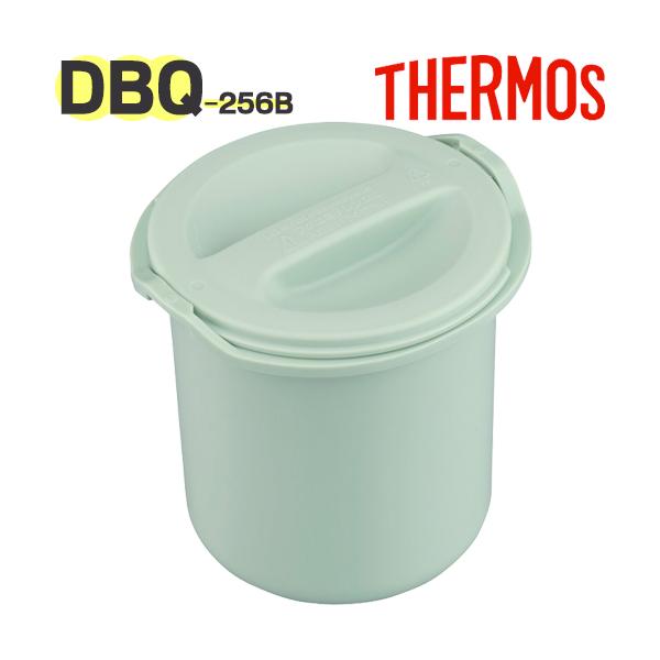 【ご確認お願い致します】本品はサーモス（THERMOS）専用の部品になります。似ている部品がありますので、必ず下記の【適合品番】と、お持ちの商品の品番をご確認ください。【適合品番】DBQ-256B(LTG)【部品内容】ごはん容器本体ごはん容器フタ