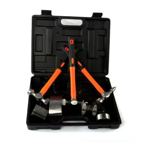 【使用用途】&amp;amp;amp;amp;amp;lt;br&amp;amp;amp;amp;amp;gt;自動車板金 工具 金属加工セット 板金ハンマー 7pcs 金づち 修復 手動 修理 バンパー 凹み リペア大工道具 ハンマ 金づ...