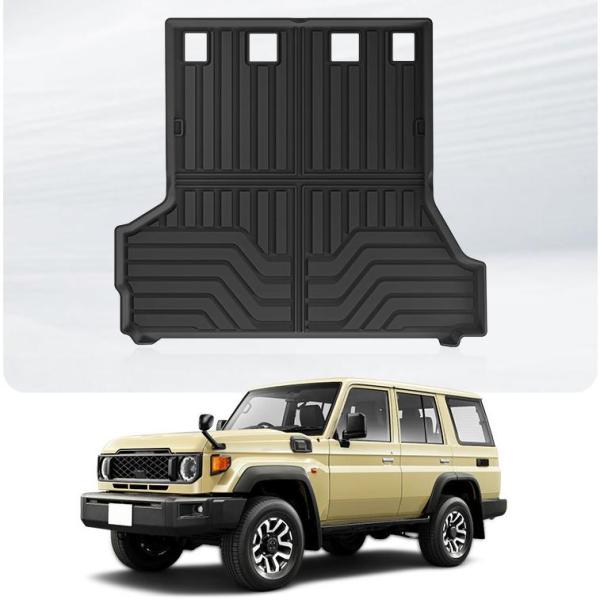 【商品説明】  整理整頓必見！車種専用設計、着脱簡単のトランク3Dラバートレイ！立体的な3Dデザインで、車内の雰囲気を損なわずに高級感を演出します。防水、耐高温の高品質素材採用で車内の劣化を防ぐ機能もあります！【適合情報】  ランドクルーザ...