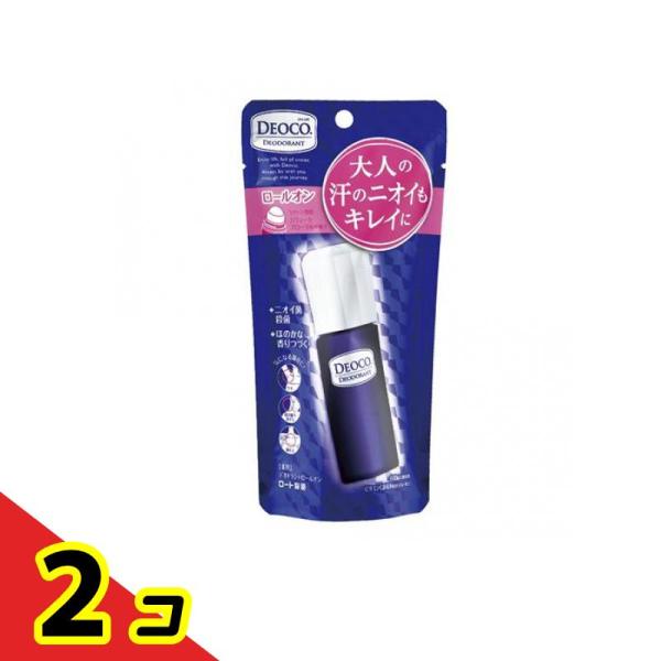 ●ロート製薬 デオコ 薬用デオドラントロールオン（ROHTO DEOCO DEODORANT ROLL ON）●医薬部外品●オトナ女性の汗臭もキレイにするデオドラントロールオン。●年齢とともにニオイ変化の気になるオトナ女性の汗臭もキレイにす...