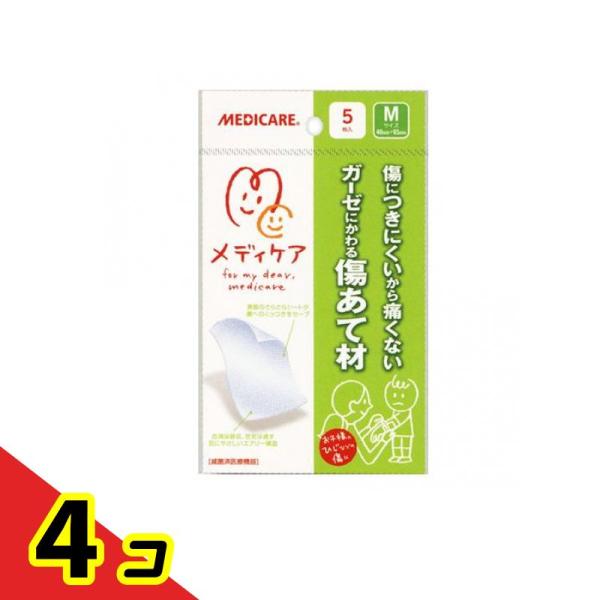 使用期限は6カ月以上先のものを送ります。●MEDICARE（メディケア）ガーゼにかわる傷あて材●血液や膿などを吸収する脱脂綿をポリエチレンシートではさんだサンドイッチ構造のパッド。●傷につきにくく、はがす時に痛みを伴ったり、出血したりするの...