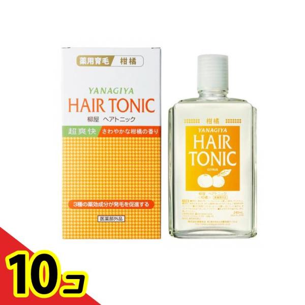 ●天然柑橘エキス配合の薬用ヘアトニック。●加齢とともに硬くなってつっぱった頭皮にうるおいを与えて柔軟にし、健やかな髪を育てるための頭皮環境を整えます。●３種の薬効成分が抜け毛を防ぎ、発毛促進。●さわやかな柑橘の香りと超爽快な使用感で、気にな...