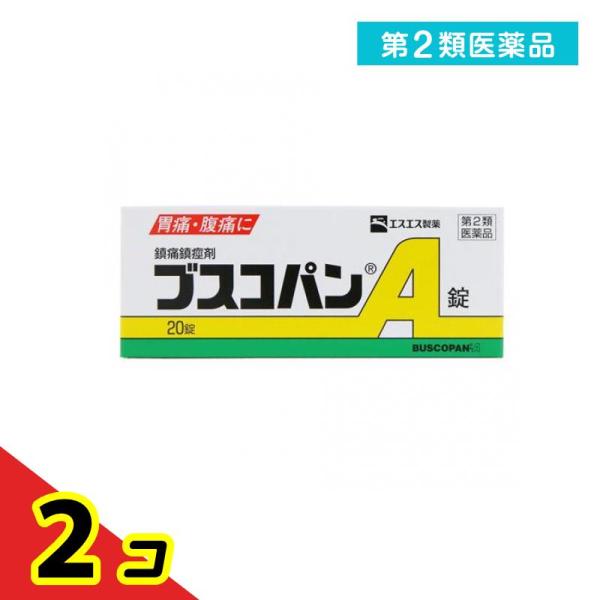 使用期限は6カ月以上先のものを送ります。ブスコパンA錠は、すぐれた鎮痙作用をもつブチルスコポラミン臭化物を有効成分とする胃腸鎮痛鎮痙薬です。ブチルスコポラミン臭化物は、胃腸の過度の緊張や痙攣をやわらげることにより、胃痛、腹痛、さしこみの痛み...