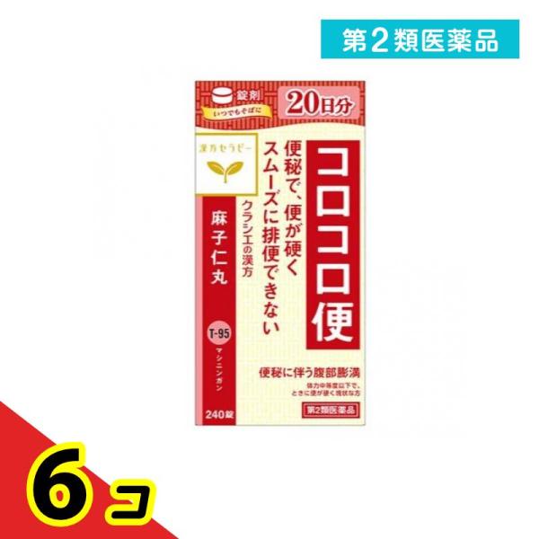 使用期限は6カ月以上先のものを送ります。●「麻子仁丸」は，漢方の古典といわれる中国の医書「傷寒論（ショウカンロン）」に収載されている薬方で，主薬の麻子仁をはじめ杏仁（キョウニン）・大黄（ダイオウ）など6つの配合生薬からなる漢方処方です。●大...