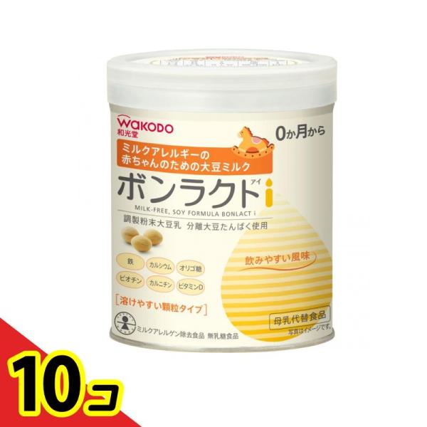 使用期限は6カ月以上先のものを送ります。●乳成分・乳糖を含まず、大豆たんぱくを用いてつくられた、ミルクアレルギーの赤ちゃんのための育児用粉乳です。●赤ちゃんの発育に必要なビタミン・ミネラルのバランスを整え、風味の良い大豆たんぱく質を使用し飲...