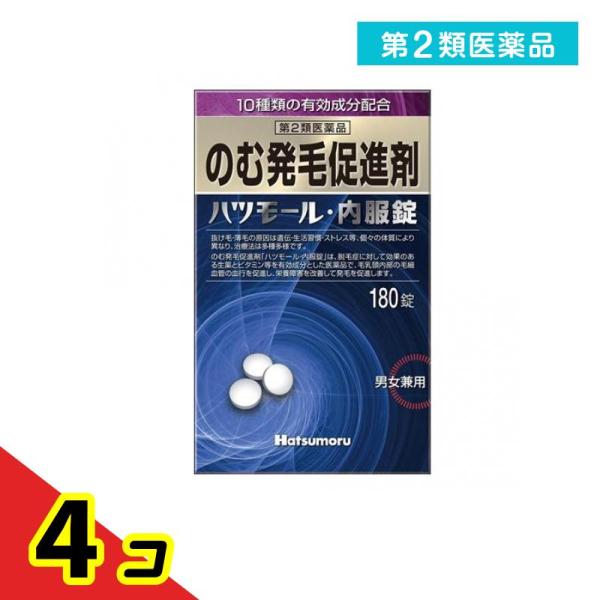 使用期限は6カ月以上先のものを送ります。●抜け毛，薄毛の原因は遺伝，生活習慣，ストレス等個々の体質により異なり，その治療法は多種多様です。　そのため，外用剤以外にも体内からの治療が必要です。　「ハツモール・内服錠」は脱毛症に対して効果のある...