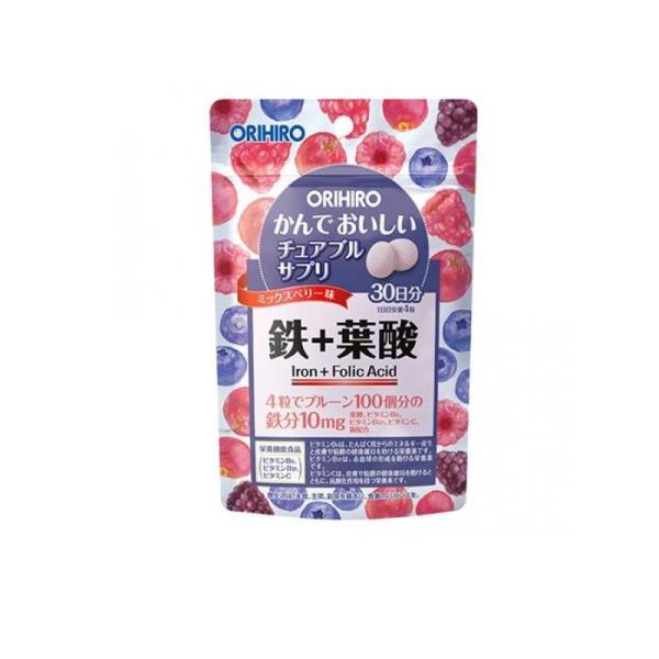 使用期限は6カ月以上先のものを送ります。●鉄分を美味しく摂取できるミックスベリー味のチュアブル製品です。●１日目安量4粒中でプルーン100個分の鉄分10mgが補給できます。●栄養機能食品【ビタミンB6、ビタミンB12、ビタミンC】　ビタミン...