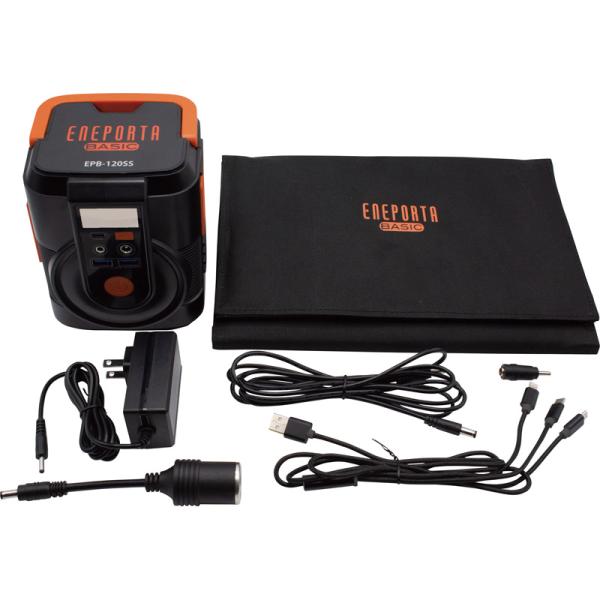 内容：本体：119×110×159mm、ソーラーパネル 最大：290×820×25mm・折り畳み時：290×195×35mm、シガーソケットアダプター、DCケーブル（変換プラグ付き）、3-in-1ケーブル