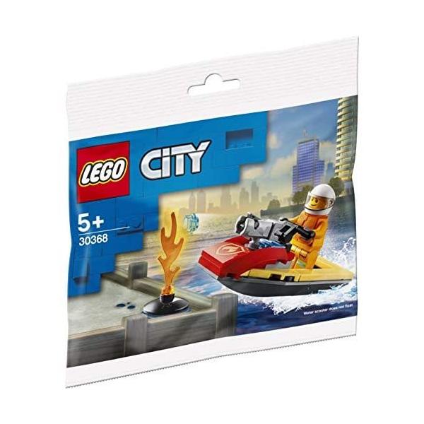 レゴシティシリーズより、消防水上バイクのミニセットです。