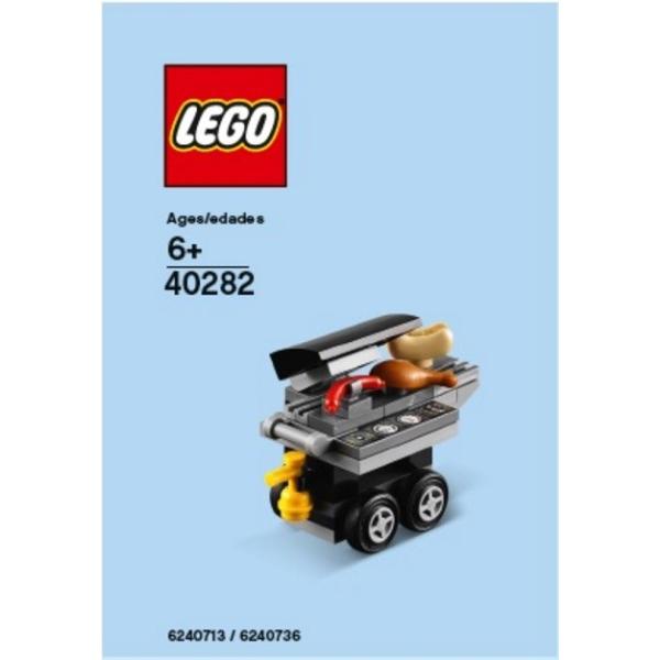 レゴマンスリーミニビルドシリーズより、車とバーベキューセットのミニセットです。