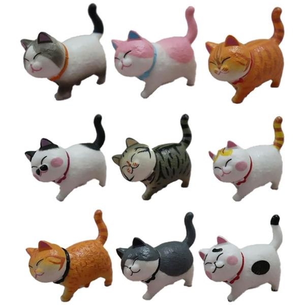 「商品情報」「主な仕様」猫ミニフィギュアは、ネコ好き、かわいい、いやしを感じる玩具を探している人に。人気の高い9種類の猫が勢ぞろい。ミケ、トラ、サバ、ロシアンブルー、シャム、ハチワレなど猫マニアにはたまらない！プレゼントにもピッタリ。キャッ...