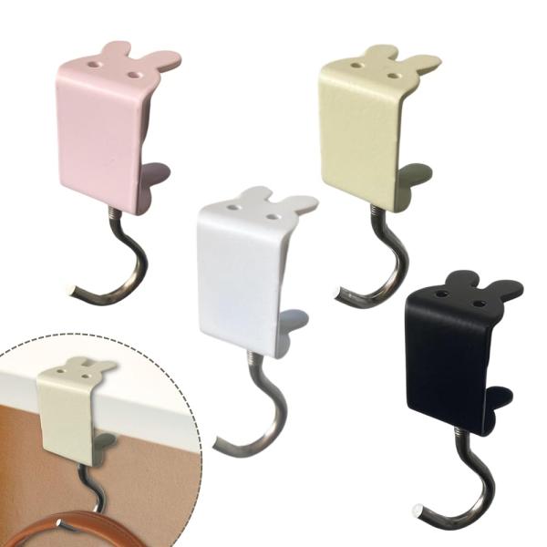 「商品情報」おしゃれなデザインでインテリアを彩る このデスク用フックは、猫の肉球やウサギの顔をモチーフにした可愛らしいデザインです。お部屋やオフィスにぴったりマッチし、見た目にも楽しいアイテム。使うたびに心が和み、作業スペースが一層魅力的に...