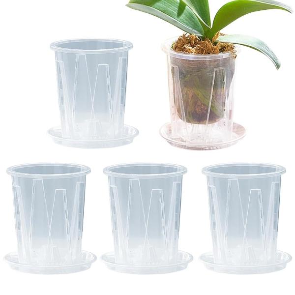 「商品情報」【スリット構造で根を健康に育てる設計】 透明スリット鉢は、側面から底部にかけて排水穴が施されており、優れた通気性と排水性を提供します。これにより、根が呼吸しやすくなり、酸素供給が最適化され、枝根が増えやすくなります。また、余分な...