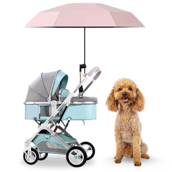 「商品情報」「主な仕様」【強力UVカットで愛犬を守るプレミアム日除け傘】UV98％カット素材と裏面ブラック加工が、真夏の強烈な日差しをしっかり遮り、ペットカート内部の温度上昇を抑えます。熱を吸収しにくいため体感温度がやわらぎ、外出中の愛犬が...