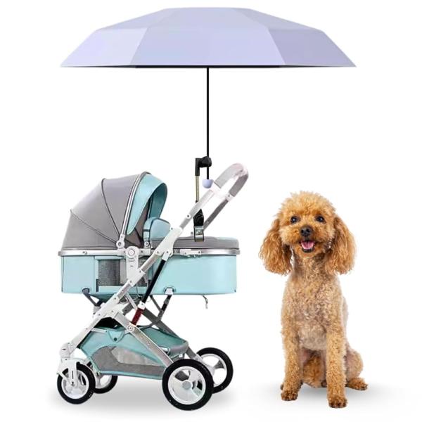 「商品情報」「主な仕様」【強力UVカットで愛犬を守るプレミアム日除け傘】UV98％カット素材と裏面ブラック加工が、真夏の強烈な日差しをしっかり遮り、ペットカート内部の温度上昇を抑えます。熱を吸収しにくいため体感温度がやわらぎ、外出中の愛犬が...