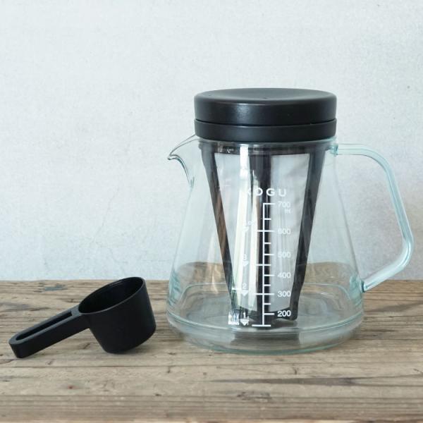 KOGU 珈琲考具割れにくいサーバー 水出しフィルター付き（700ml）内容：サーバー / フィルター / 計量スプーンコーヒーを美味しく入れることを「考」えた道「具」、キッチン用品、生活雑貨を企画・販売している下村企販のブランド珈琲考具。...