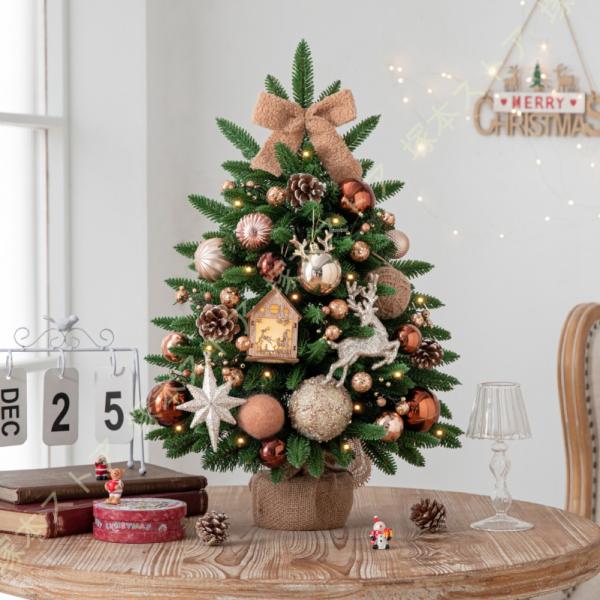 【発売日：2023年10月18日】１、卓上 クリスマスツリー：高30cm、45cm、60cm。（ツリー+オーナメント）。２、小型：クリスマスの雰囲気を醸し出す。卓上クリスマスツリーはどこにでも置いて、クリスマスの雰囲気を盛り上げてくれます。...