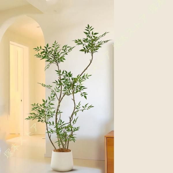 【発売日：2025年05月02日】材質：PEプラスチック(本体)＋PP(鉢)。自然な雰囲気を演出し、空間に豊かな緑をもたらします。１、サイズが写真に示す寸法を参考にしてください。２、セットでご購入の場合、サイズの関係上、人工植物1パックと鉢...