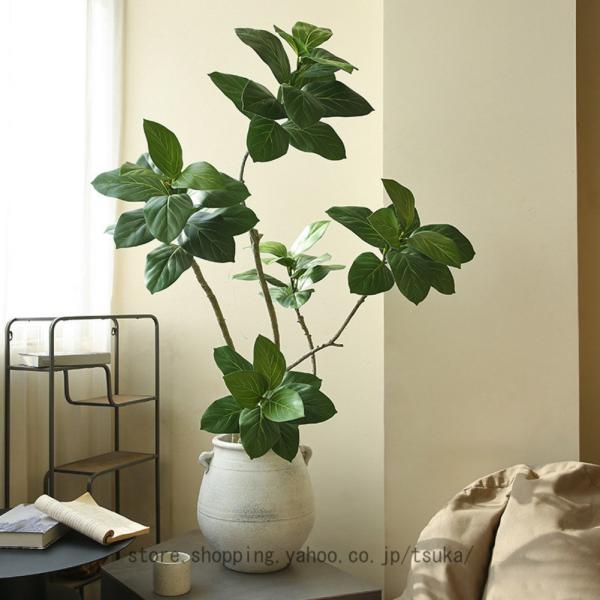 【発売日：2025年10月13日】【梱包内容】人工観葉植物 ＋黒いプラスチックの鉢! ※写真の鉢カバーは撮影用ですので含まれておりません! ※サイズによって葉や幹の数が異なりますので注意してください!細工：細かい部分まで丁寧に製作された高級...