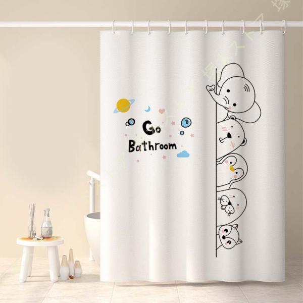 【発売日：2023年05月19日】【間切り＆目隠しの利用】厚手材質でバスルーム以外でもキッチンやリビング、トイレ、子供部屋など目隠しや間仕切りとしても使えます、視覚的には微かの映像で個人プライバシーも守られます。【おすすめ理由】防水防カビの...