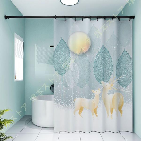 【発売日：2023年05月19日】【間切り＆目隠しの利用】厚手材質でバスルーム以外でもキッチンやリビング、トイレ、子供部屋など目隠しや間仕切りとしても使えます、視覚的には微かの映像で個人プライバシーも守られます。【おすすめ理由】防水防カビの...