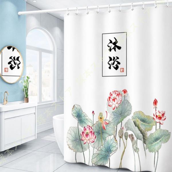 【発売日：2023年05月06日】【間切り＆目隠しの利用】厚手材質でバスルーム以外でもキッチンやリビング、トイレ、子供部屋など目隠しや間仕切りとしても使えます、視覚的には微かの映像で個人プライバシーも守られます。【おすすめ理由】防水防カビの...