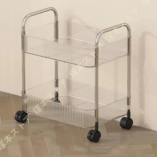 【発売日：2025年03月04日】◆防水・お掃除を簡単拭き掃除だけで簡単に清潔さを保つことができます。防水なので、観葉植物の置けも最適です。強度の高いボックスの仕組み◆通常の収納ワゴンだと収納したものが見えて気になる方に◆キッチン（台所/料...