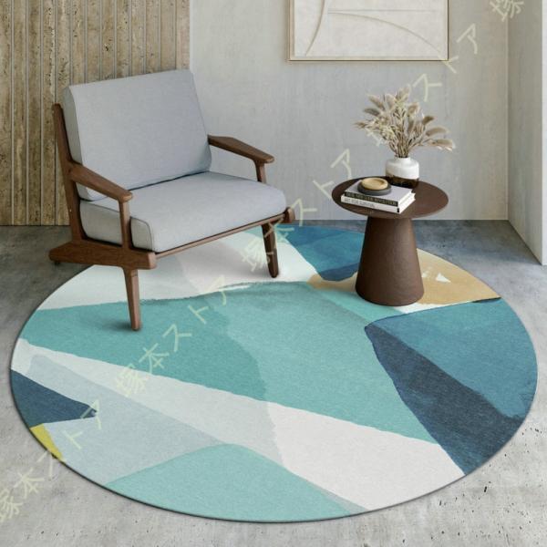 【発売日：2022年06月22日】☆【商品仕様】サイズ：直径  80cm 100cm 120cm 140cm 160cm 180cm 200cm ☆関連キーワードラグマット ラグ じゅうたん 洗える 絨毯 カーペット 円形ラグ 円形ラグマッ...