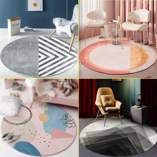 【発売日：2022年06月22日】☆【商品仕様】サイズ：直径  60CM 80CM 100CM 120CM 160CM 180CM 200CM☆関連キーワードラグマット ラグ じゅうたん 洗える 絨毯 カーペット 円形ラグ 円形ラグマット ...