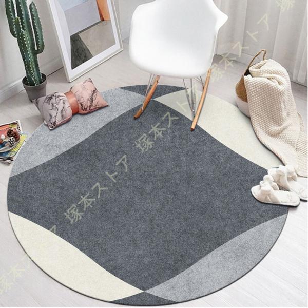 【発売日：2022年06月22日】☆【商品仕様】サイズ：直径 80cm 100cm 120cm 140cm 160cm 180cm 200cm  ☆関連キーワードラグマット ラグ じゅうたん 洗える 絨毯 カーペット 円形ラグ 円形ラグマッ...