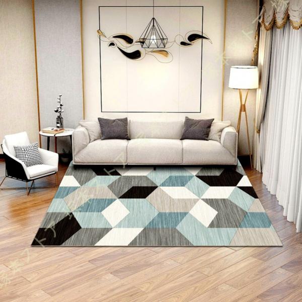 【発売日：2022年12月24日】●「キーワード」ラグ ラグマット カーペット 絨毯 じゅうたん 北欧 洗えるラグ 洗える 厚手 滑り止め付き 幾何学柄 幾何学模様 柄 ヨーロッパ風 約2畳 3畳 6畳 1.5畳 薄手 薄い 短毛 抽象的 ...