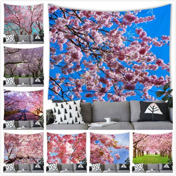 【発売日：2023年01月07日】【サイズ】Aタイプ：ピーチスキン加工   Bタイプ：モケット加工【美しい桜】部屋での花見、桜のタペストリーが今登場します。美しい風景で癒されました。♪気持ちがよくて家に優雅さと美しさのタッチを追加します◎【...