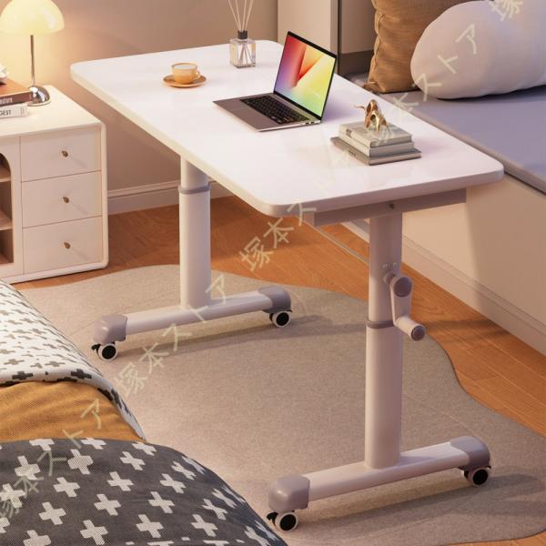 【発売日：2025年08月25日】【サイズ】本体：【昇降式】幅80cm×奥行60cm×高さ65-95cm!【昇降式】幅100cm×奥行60cm×高さ65-95cm!●パソコン用、ミシン用、宿題用、用途多彩の簡易デスク!●足元広々でゆったり利...